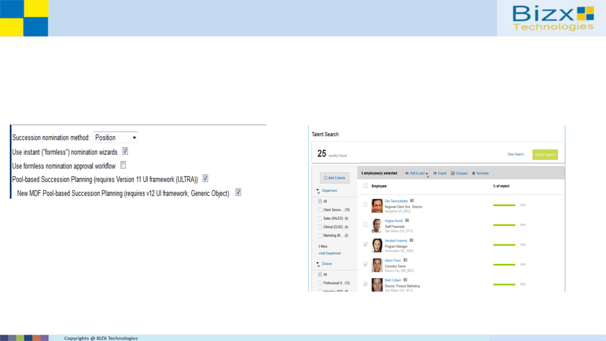 SAP SuccessFactors Succession and CDP(Q1-Q4 2016) – Bizx Technologies